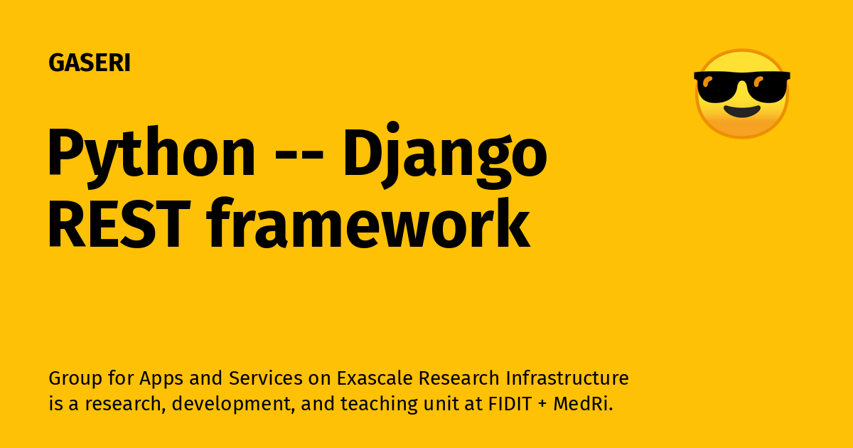 Python Django Rest Framework Gaseri 5752